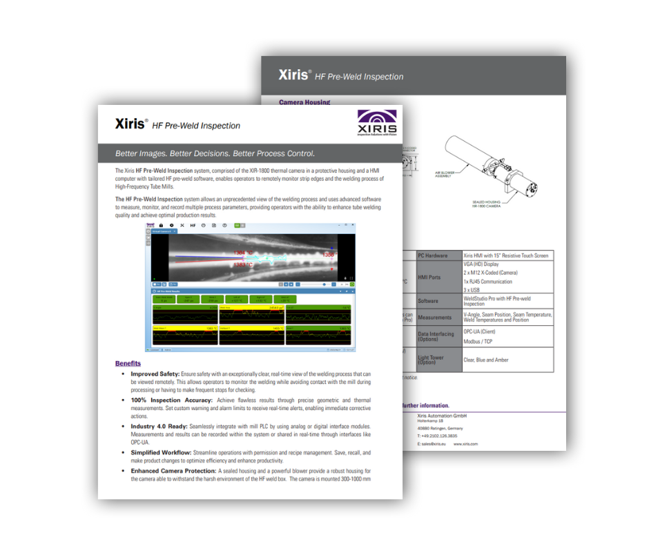 HF Pre-Weld Inspection system Datasheet